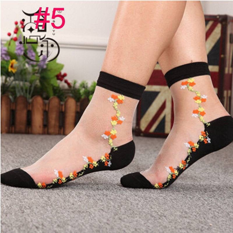 Elegant Women Socks, Design #5, Organic Cotton – Virginia’s Collections