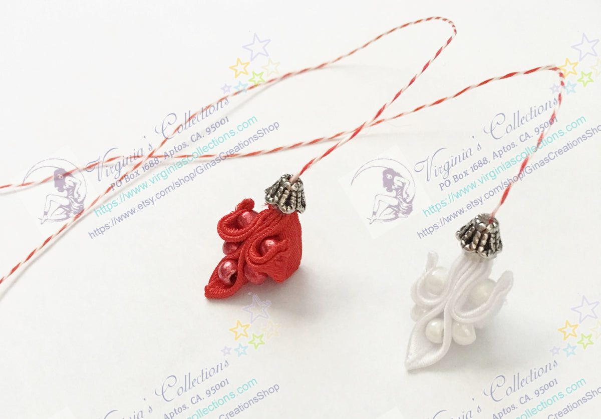 Martishor Cord with "IRIS" Tassels / Snur Martisor cu Ciucuri " IRIS ...